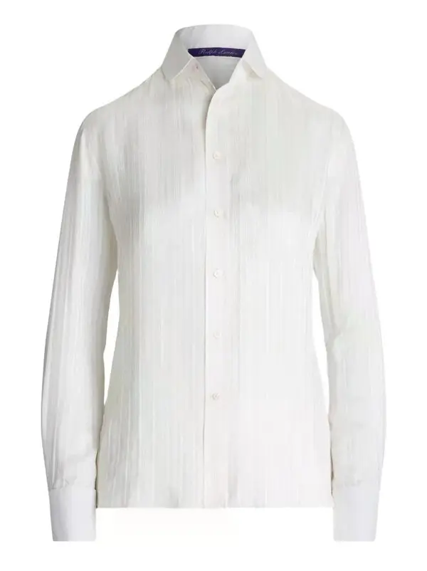 Ralph Lauren Pinstripe Button-up Shirt - White