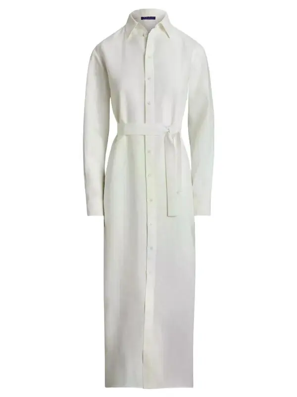Ralph Lauren Belted Shirt Dress - White
