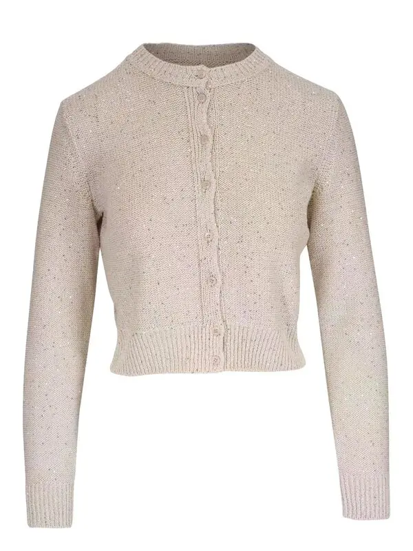 Akris Round Neck Cardigan - Neutrals