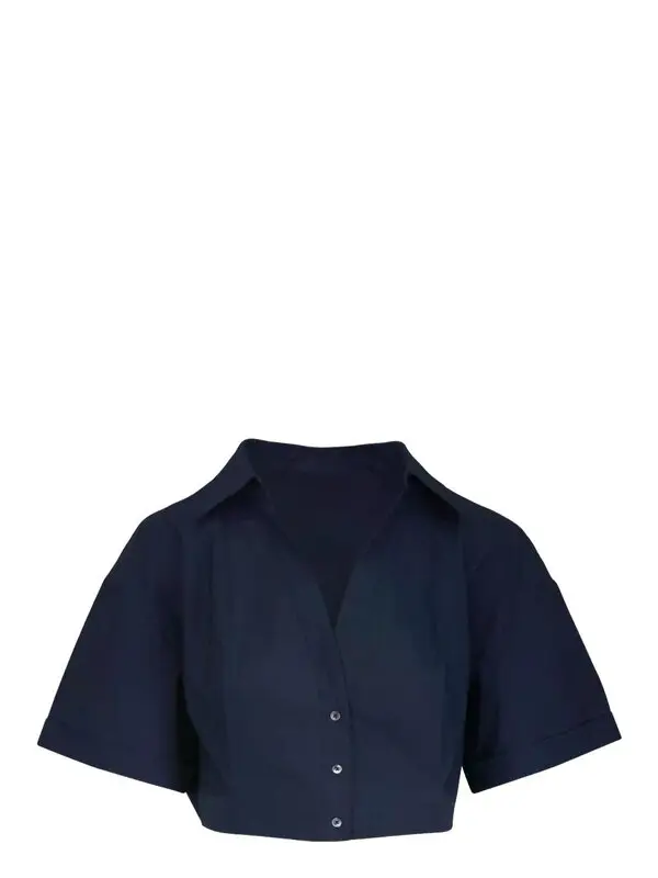 TWP Cotton Button-down Shirt - Blue