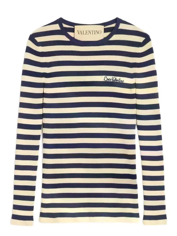 Valentino Garavani Chez-motif Sweater - Blue