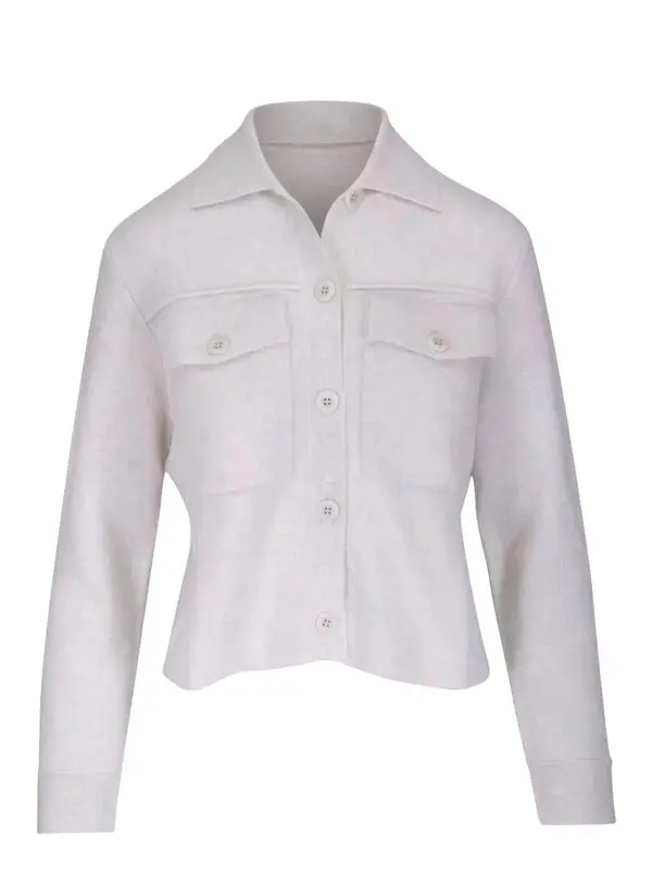 Kinross Cashmere Shirt - Neutrals