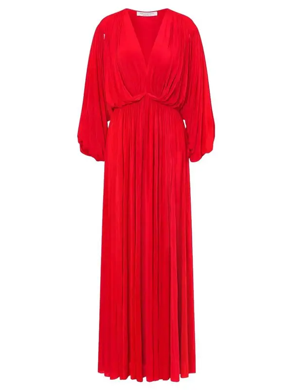 Philosophy Di Lorenzo Serafini V-neck Knitted Dress - Red