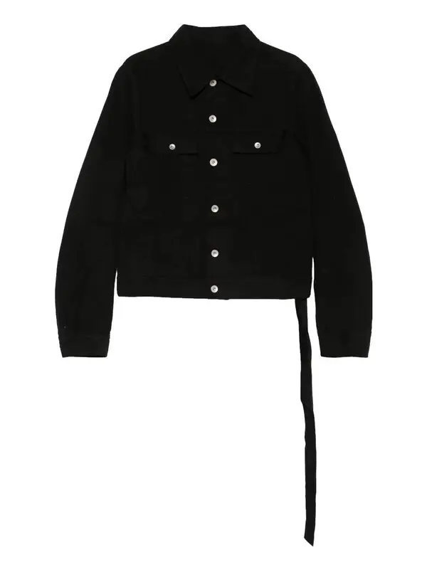 Rick Owens Trucker Jacket - Black