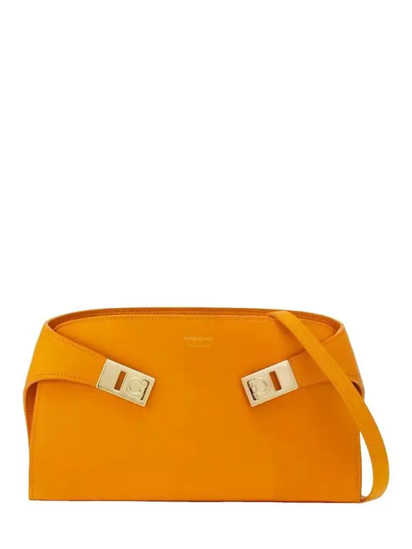 FERRAGAMO Mini Hug Cross Body Bag - Orange