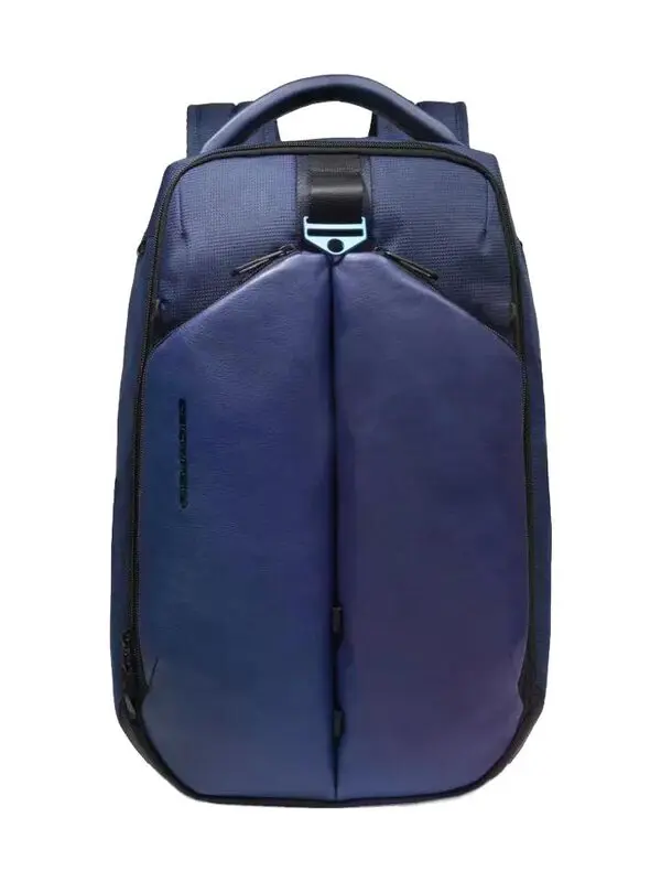 PIQUADRO Logo-embroidered Backpack - Blue