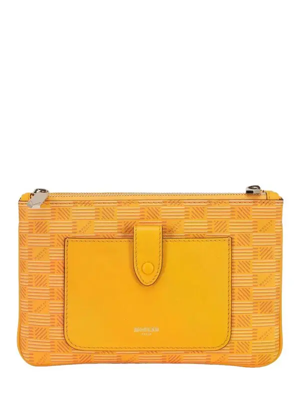 Moreau Leather Crossbody Bag - Orange