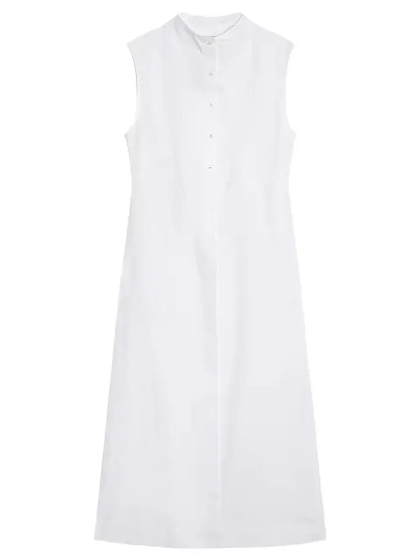 Loulou De Saison Cotton Shirt Dress - White