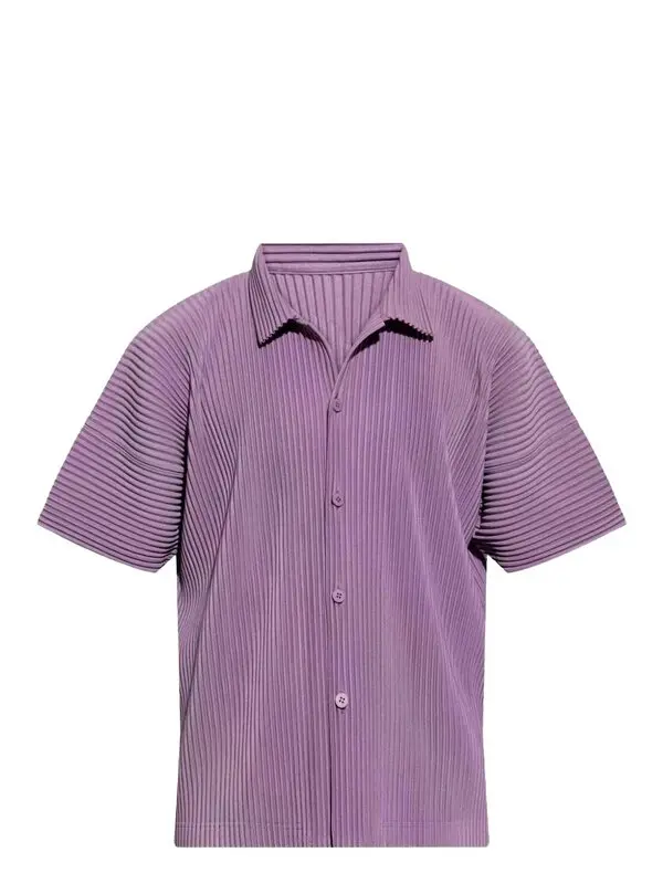 Issey Miyake Pleated Shirt - Purple