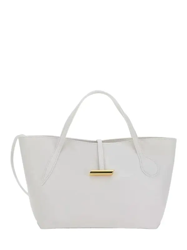 LIFFNER Petite Penne Tote Bag - White