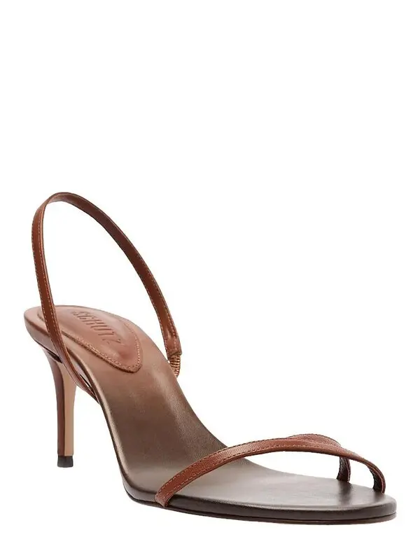 Schutz Diana Slingback Sandals - Brown