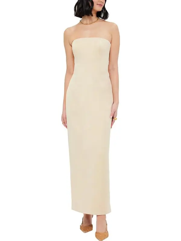 LEO LIN Rayna Bustier Maxi Dress - Champagne