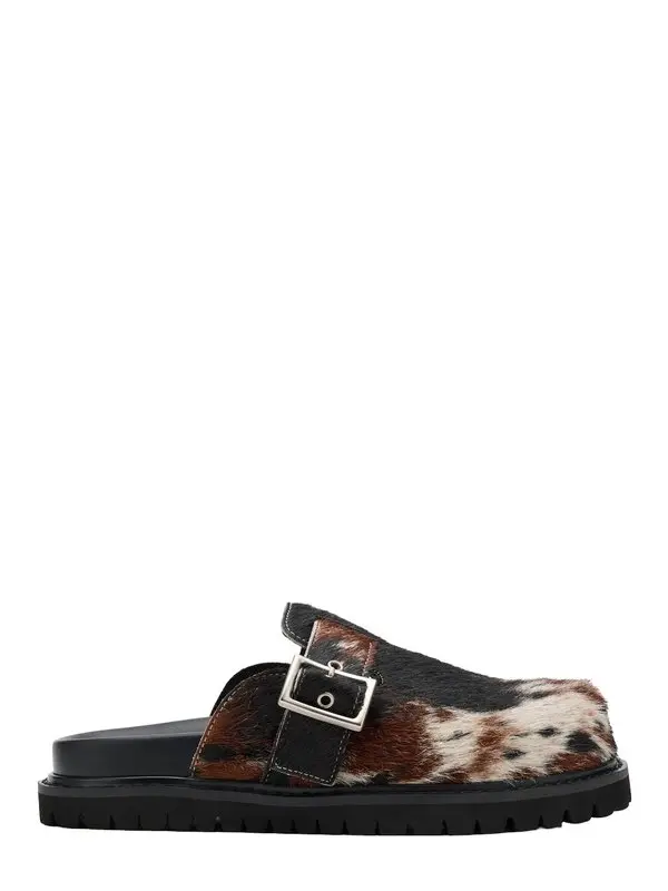 MARC NOLAN Ms. Shiloh Loafer Mules - Dark Horse