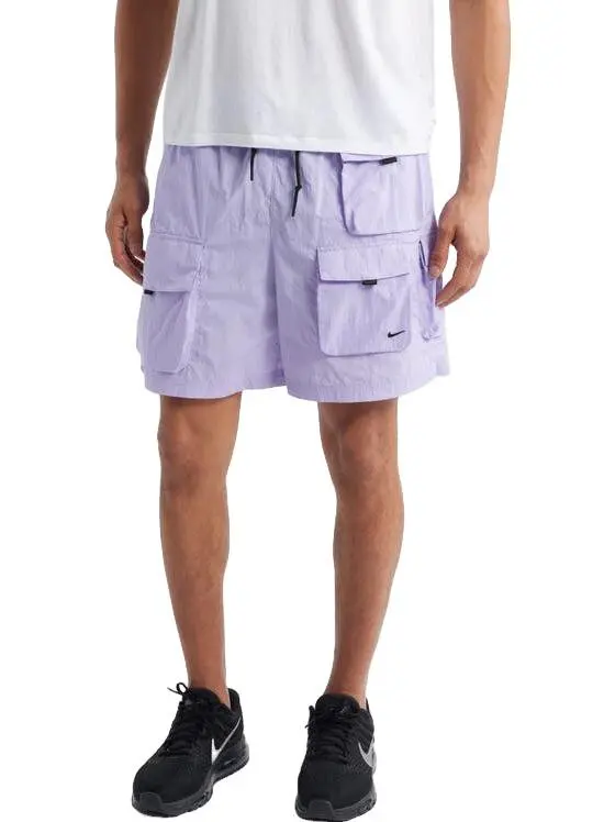 Nike Tech Woven Cargo Shorts - Hydrangeas/ Black