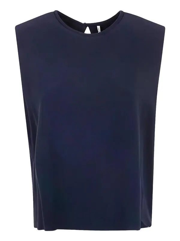 Liviana Conti Jersey Top - Blue