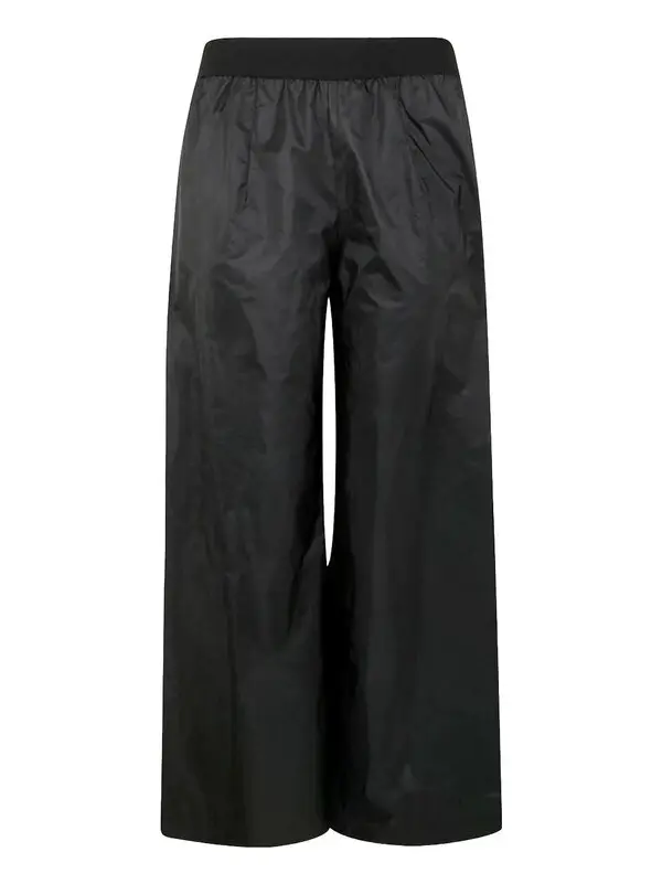 MARIA CALDERARA Straight Leg Trousers - Black