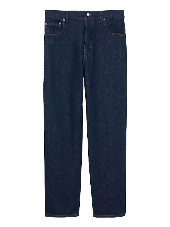 Gucci Slim Fit Cotton Denim Pant - Blue