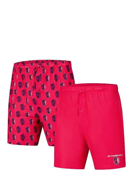 CONCEPTS SPORT St. Louis City Sc Record 2-pack Short Set - Red