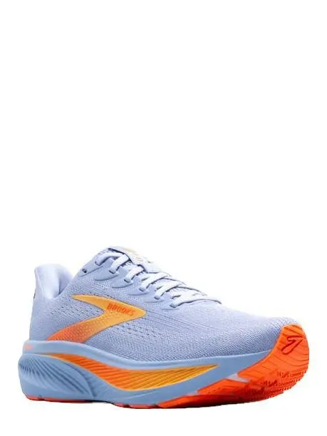 Brooks Ghost 17 Running Shoe - Blue Heron/ White/ Orange