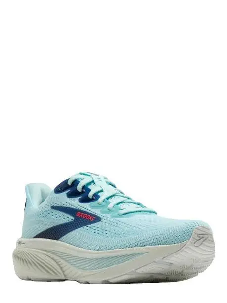 Brooks Ghost 17 Running Shoe - Clearwater/navy Peony