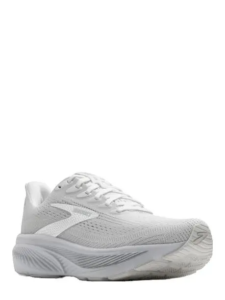 Brooks Ghost 17 Running Shoe - White/ White/ Grey