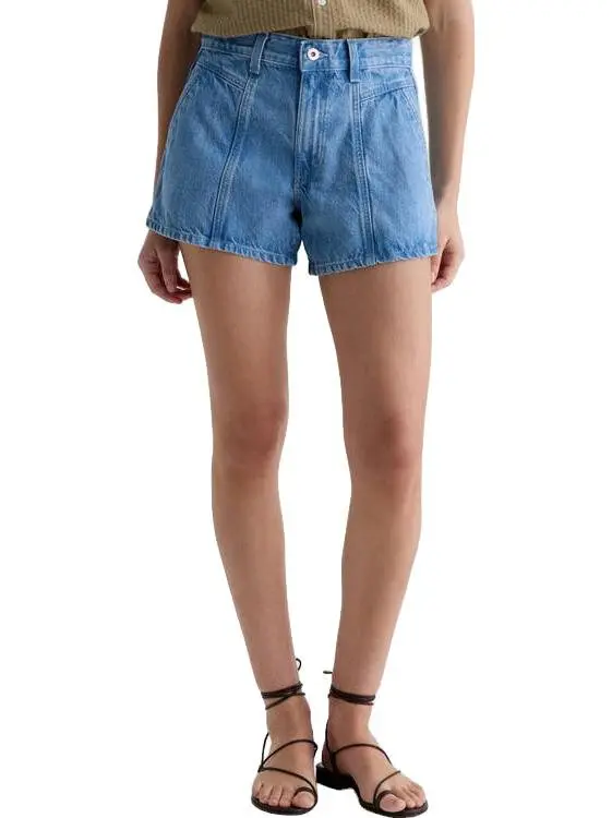 Ag Rinna Seamed Denim Shorts - Puerto Nuevo