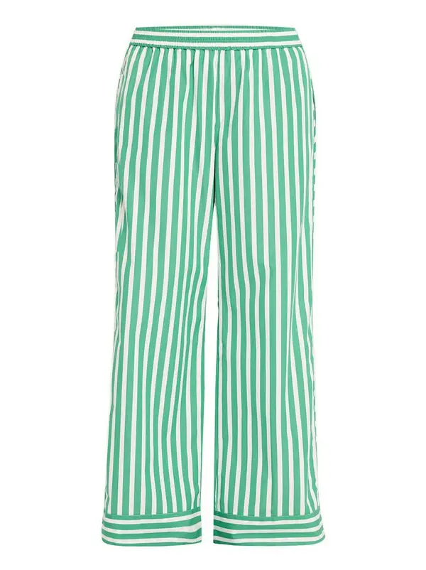 SEBLINE Striped Pajama Trousers - Cricket Stripe