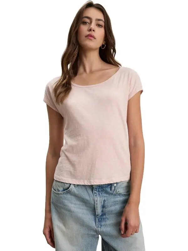 Velvet By Graham & Spencer Vivienne Tee - Pink