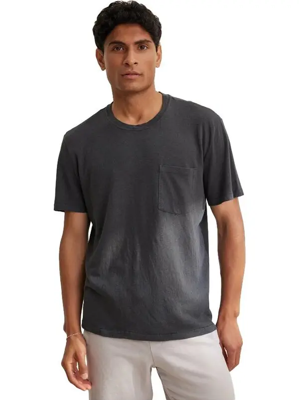 Velvet By Graham & Spencer Levinson Linen Cotton Tee - Natural