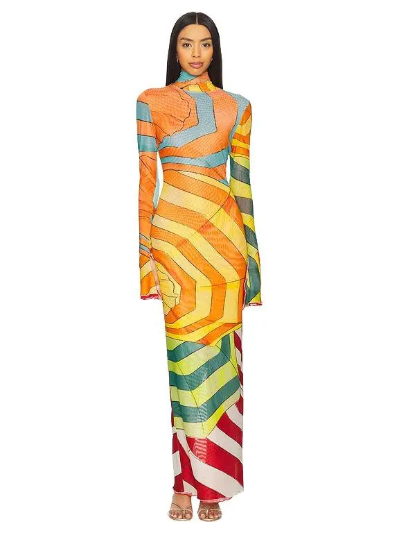 MUMA WORLD Phoenix Maxi Dress - La Plage