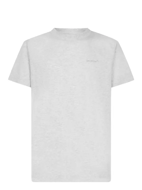 Off-White Diag Tab Slim Tee 'melange - Grey