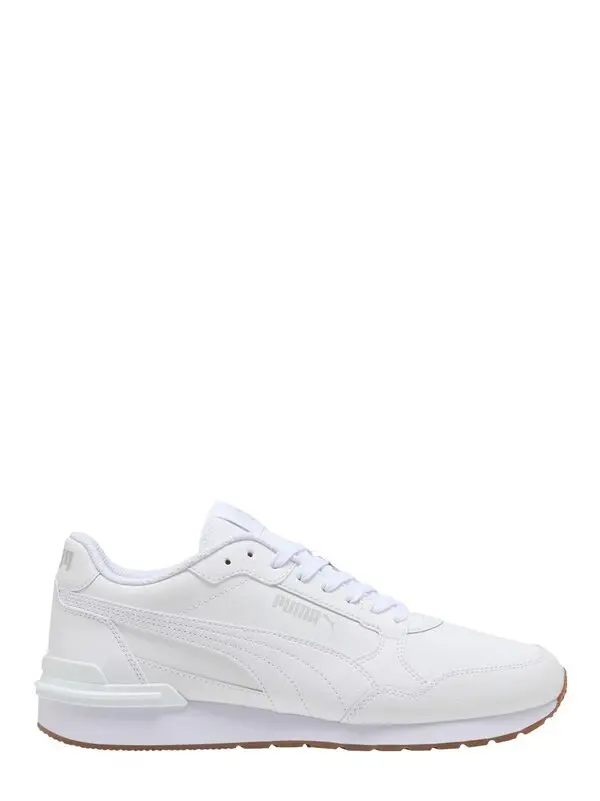 PUMA St Runner V4 Leather Sneakers - White