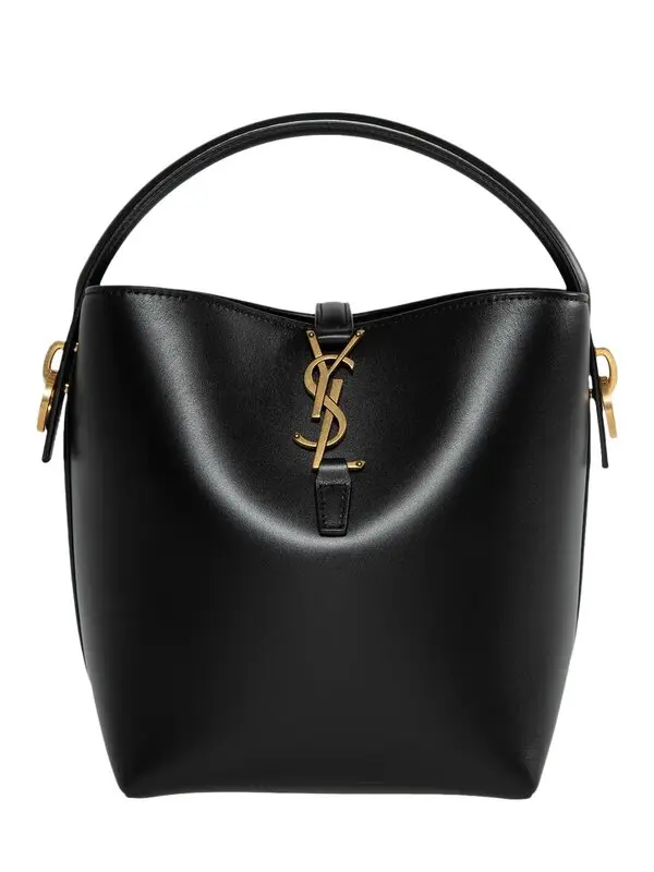 Saint Laurent Le 37 Leather Shoulder Bag - Black