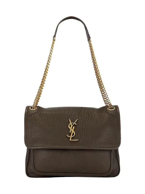 Saint Laurent Medium Niki Chain Bag - Grey