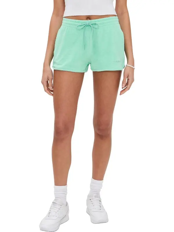 Hunza G Terry Toweling Shorts - Green