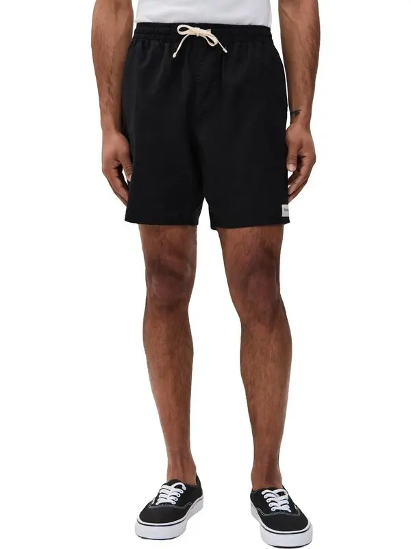 RHYTHM Linen Jam Shorts - Vintage Black