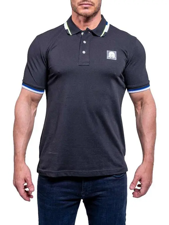 MACEOO Tipemb39 Piqué Polo - Black