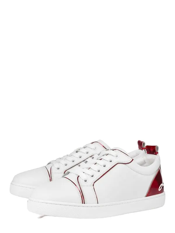 CHRISTIAN LOUBOUTIN Fun Louis Sneaker - White/ Loubi