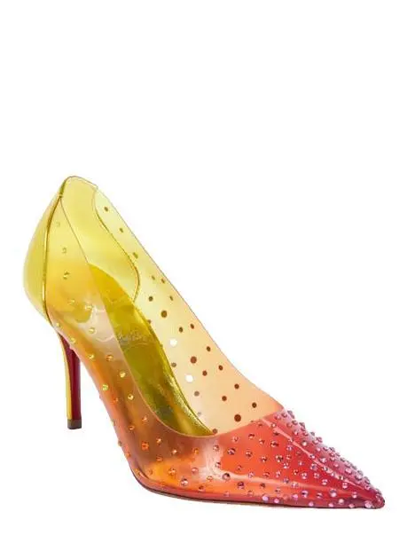 CHRISTIAN LOUBOUTIN Pointed Toe Pump - Vers Citronnade