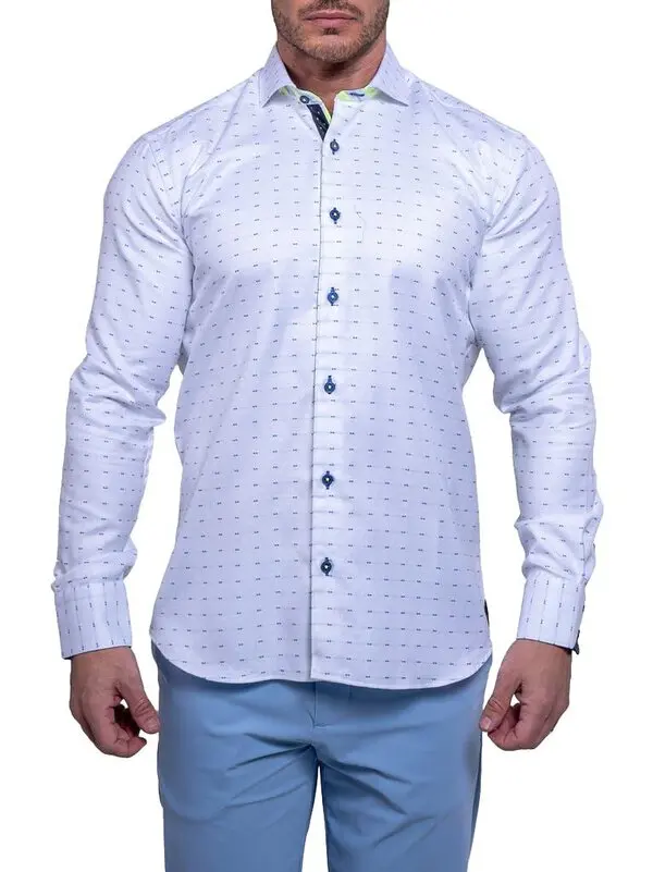 MACEOO Einstein Resistance0169 Button-up Shirt - White
