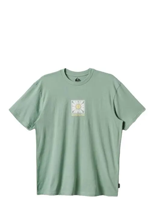 Quiksilver Bloomy Cotton Graphic T-shirt - Herb