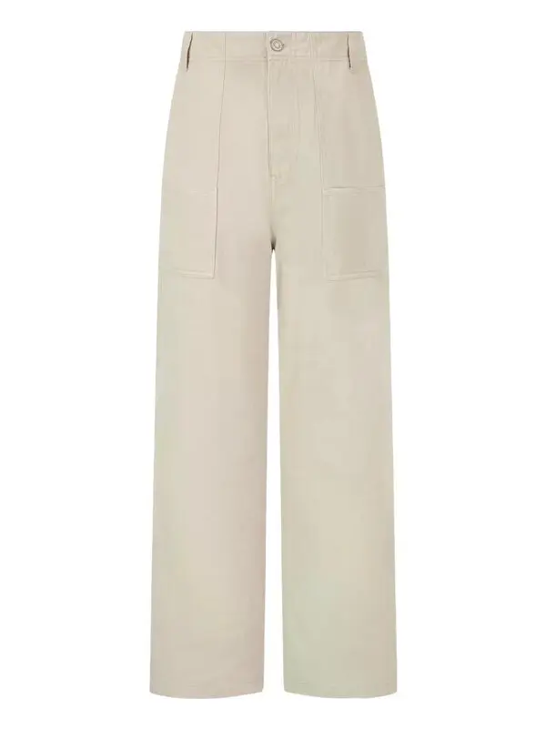 STUDIO TOMBOY Wide-leg Utility Trousers - Neutrals