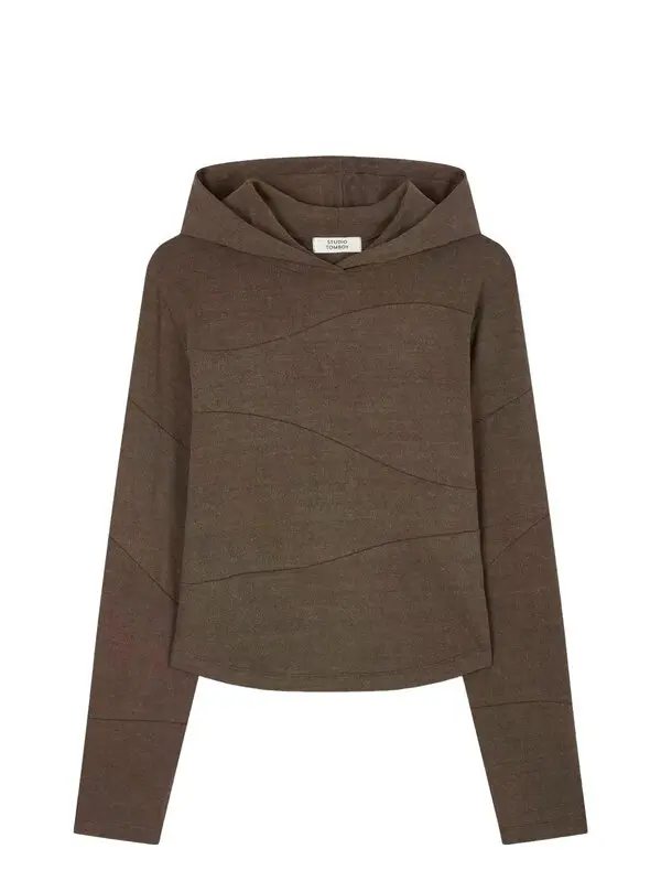 STUDIO TOMBOY Wabeline Hoodie - Brown