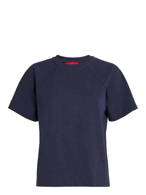 Max & Co. Cotton-linen Alida T-shirt - Blue