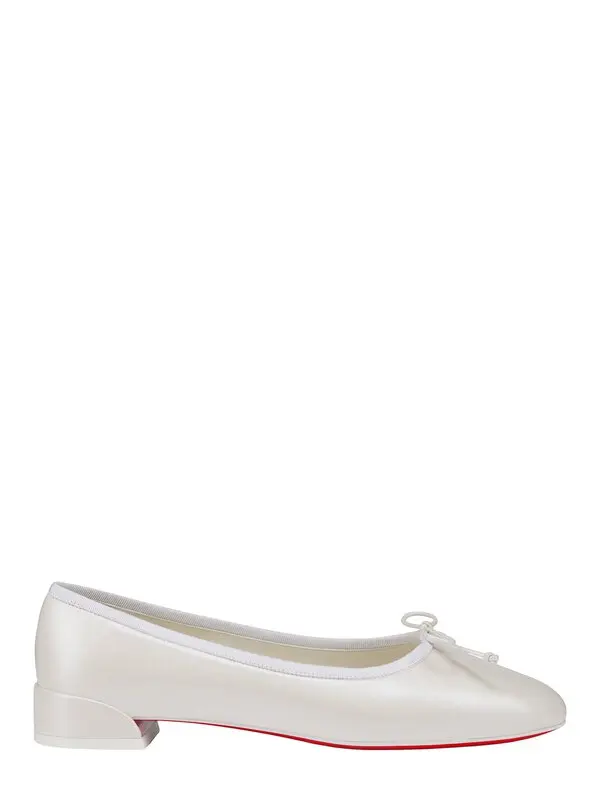 CHRISTIAN LOUBOUTIN Sweetie Jane Ballet Flats - White