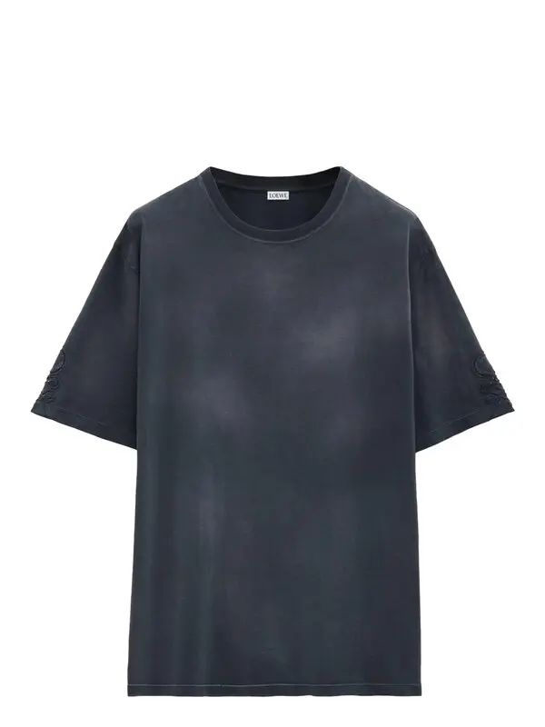 Loewe Cotton-blend T-shirt - Black