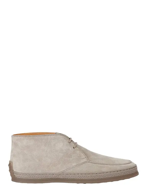TOD'S Suede Gomma Desert Boots - Brown