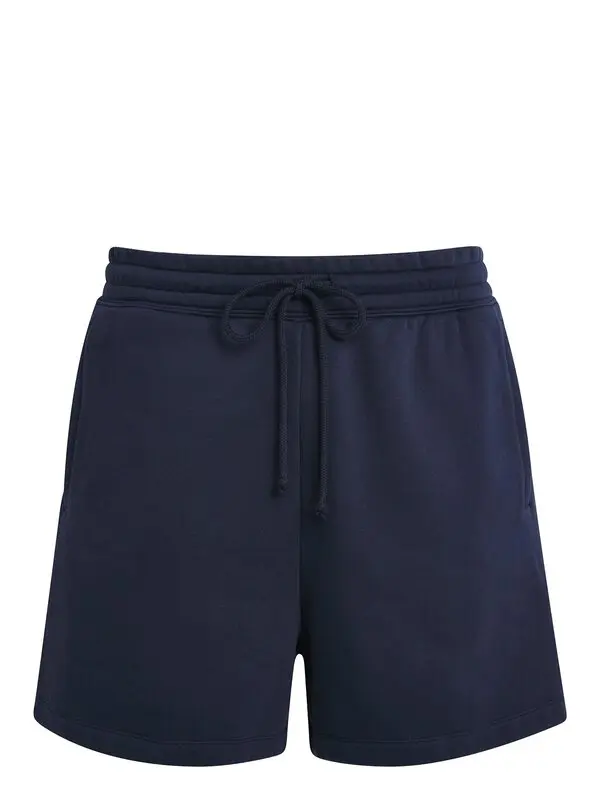 SKIMS Cotton-blend Fleece Lounge Shorts - Navy