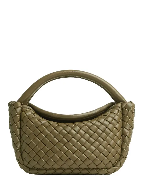 Bottega Veneta Cobble Top-handle Bag - Grey