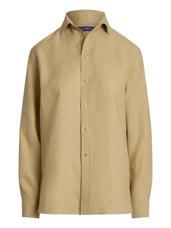 Ralph Lauren Linen Adrien Shirt - Beige
